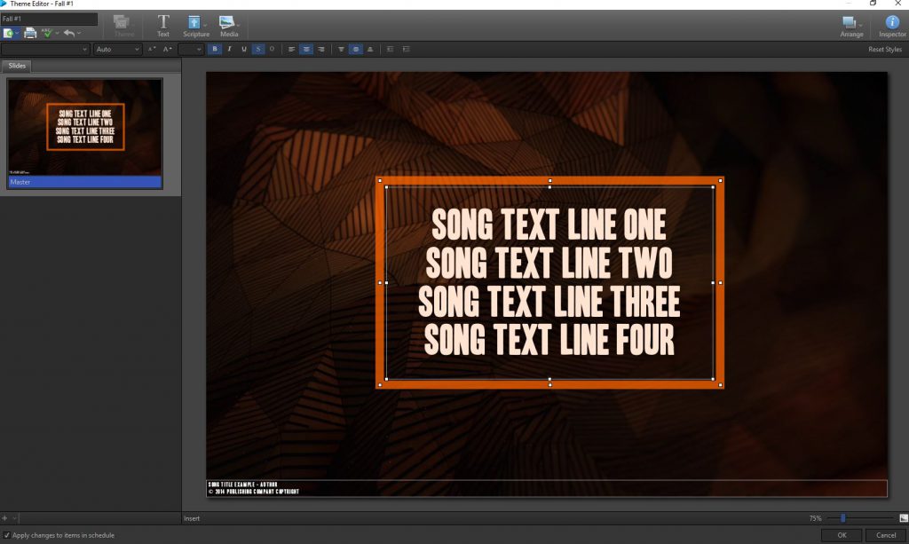 A New Simple Song Design for Fall – EasyWorship Blog