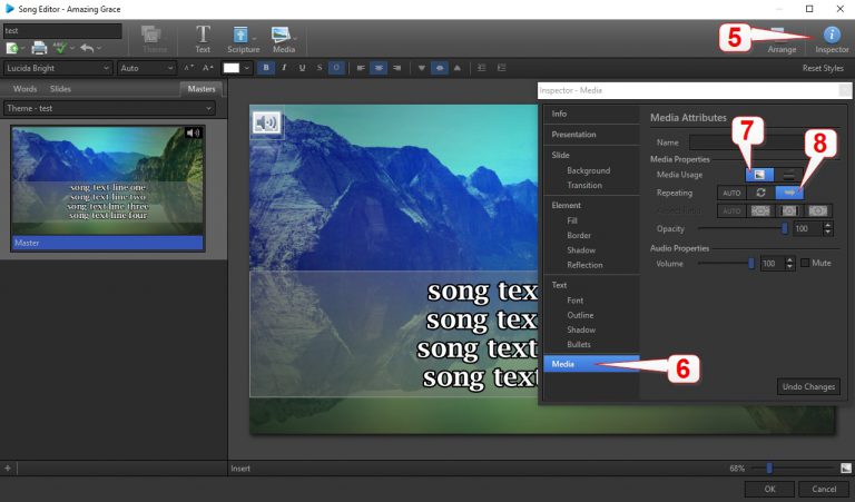 How To Auto-Advance Song Lyric Slides With Audio Tracks – EasyWorship Blog