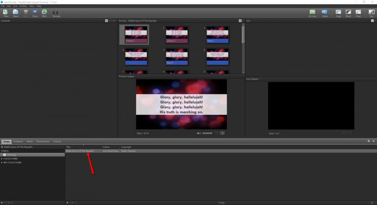 How to Add Song Lyrics to Your Live Stream – EasyWorship Blog